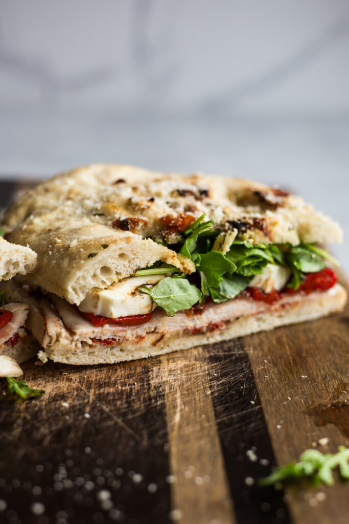 Italian Turkey Focaccia Sandwiches - So Happy You Liked It