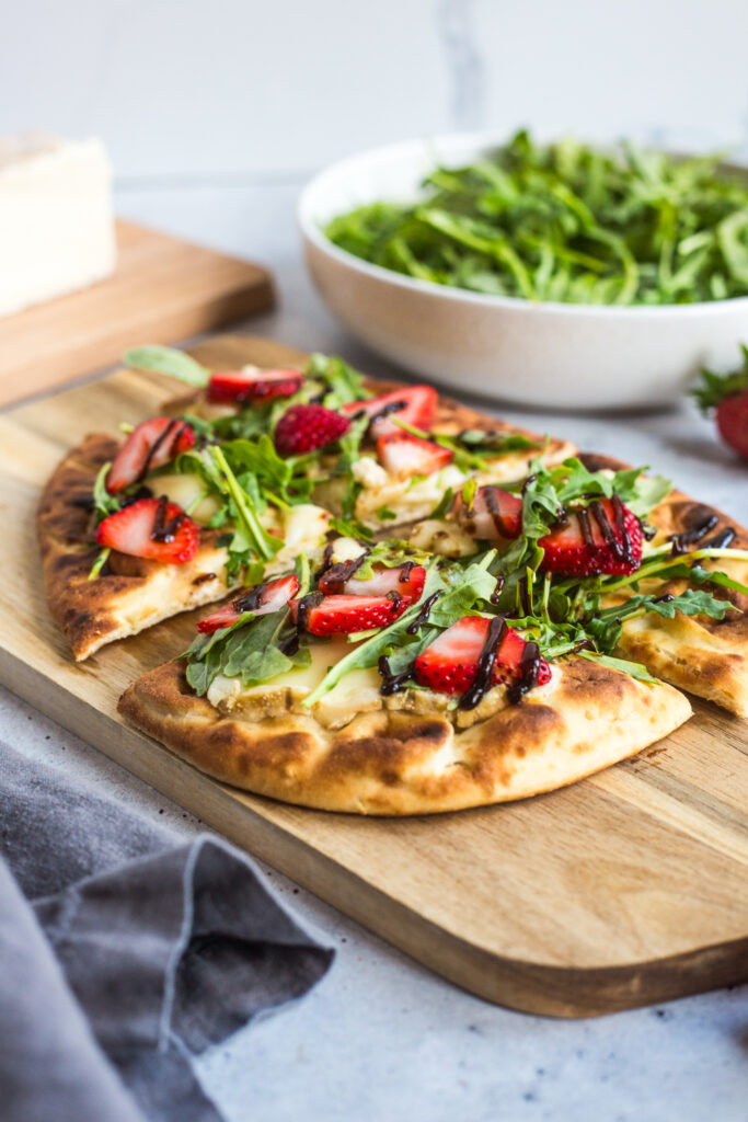 Strawberry, Arugula, and Taleggio Flatbread - So Happy You Liked It